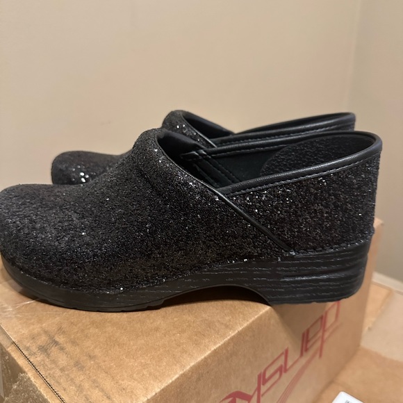 Dansko | Shoes | Dansko Limited Edition Black Sparkle Clogs | Poshmark